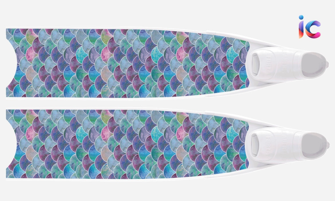 Leaderfins﻿ リーダーフィン SEMITRANSPARENT-FINS Mermaid Galaxy