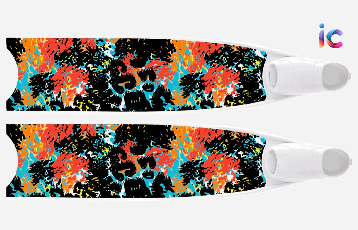 Leaderfins﻿ リーダーフィン SEMITRANSPARENT-FINS Mermaid Galaxy