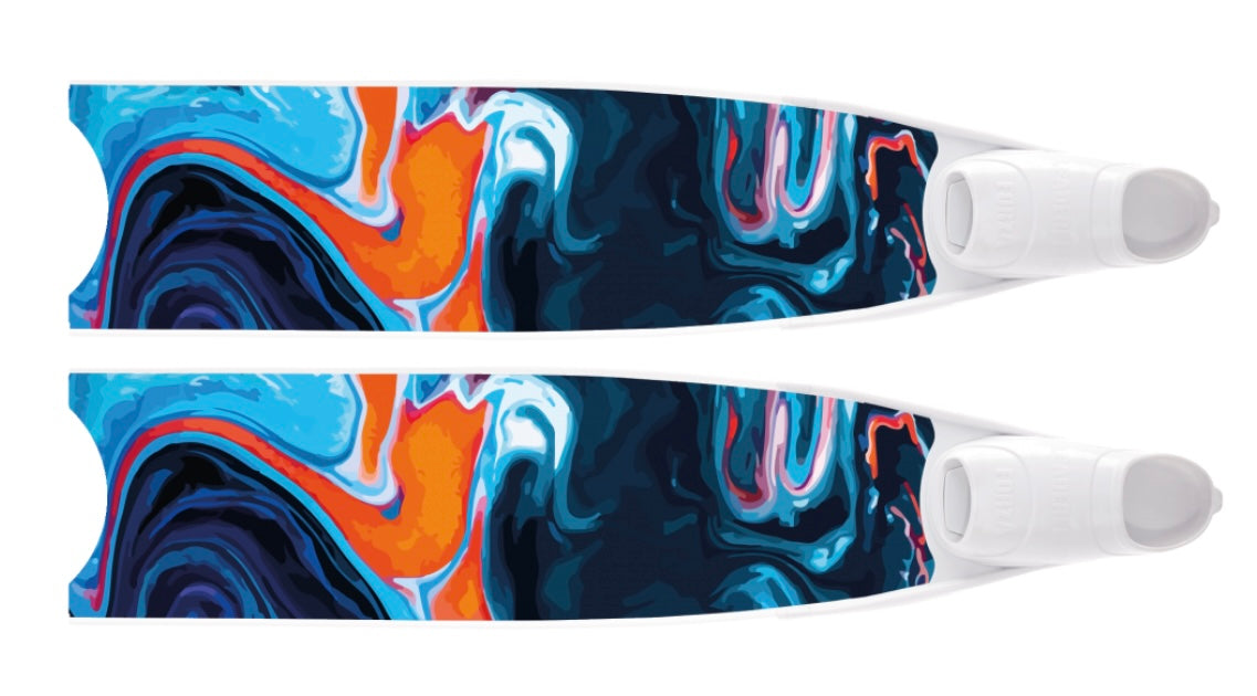 Leaderfins﻿ リーダーフィン SEMITRANSPARENT-FINS Mermaid Galaxy